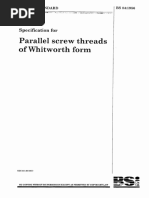 British Standard Whitworth Threads Chart - Boltport Fasteners | PDF ...