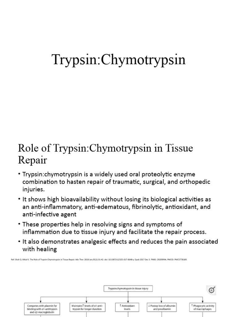 Trypsin Chymotrypsin | PDF | Inflammation | Trypsin