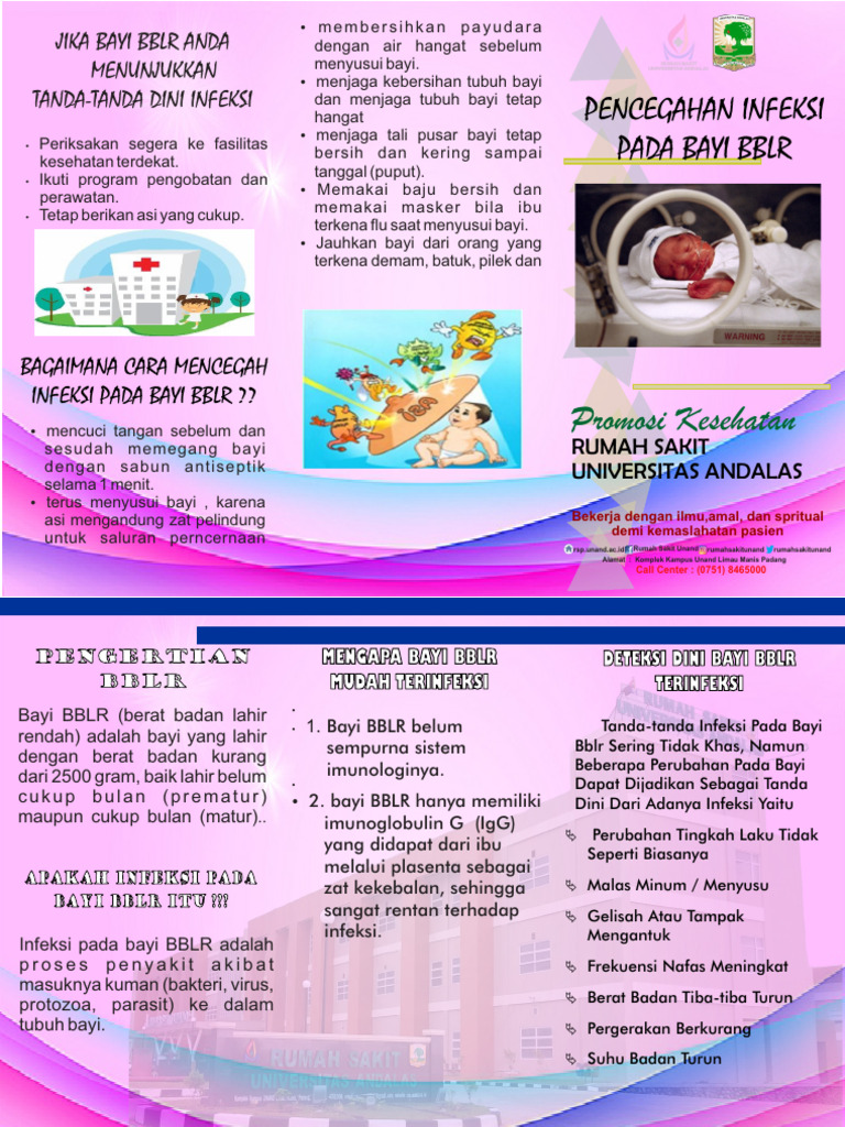 Pencegahan Infeksi Pada Bayi BBLR: Promosi Kesehatan | PDF