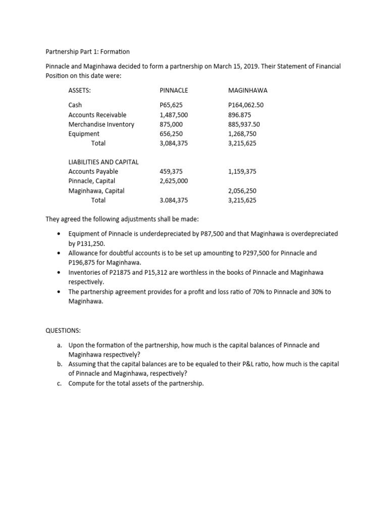 Parcor Problems | PDF | Balance Sheet | Business