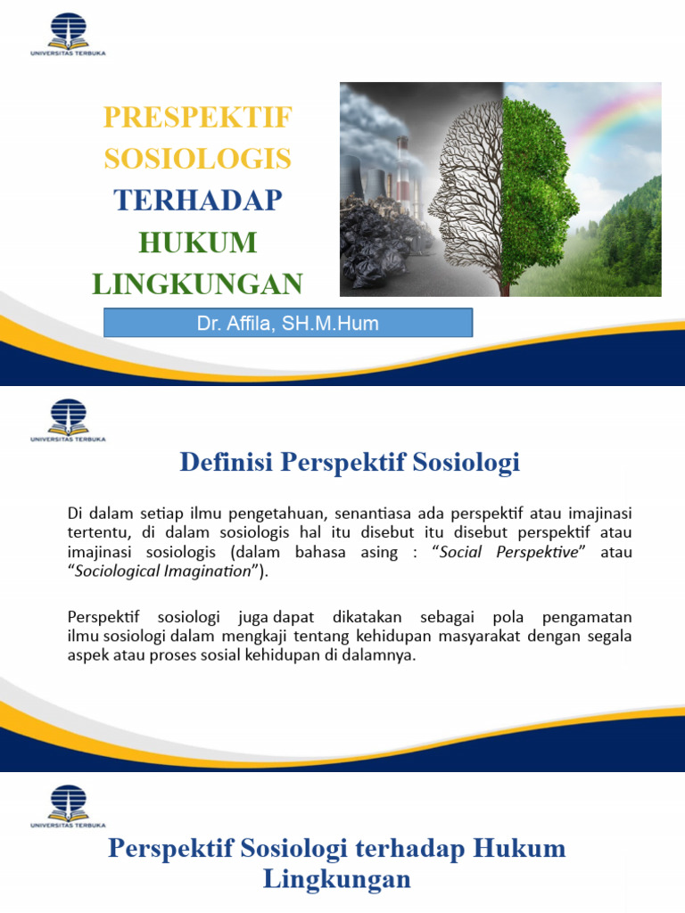 Sesi 7. Perspektif Sosiologis Dalam Era Otonomi Daerah | PDF | Ilmu Sosial