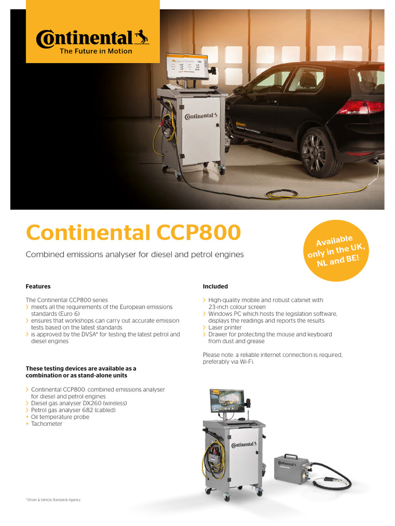 Datasheet Continental ccp800 PDF | PDF | Diesel Fuel | Exhaust Gas