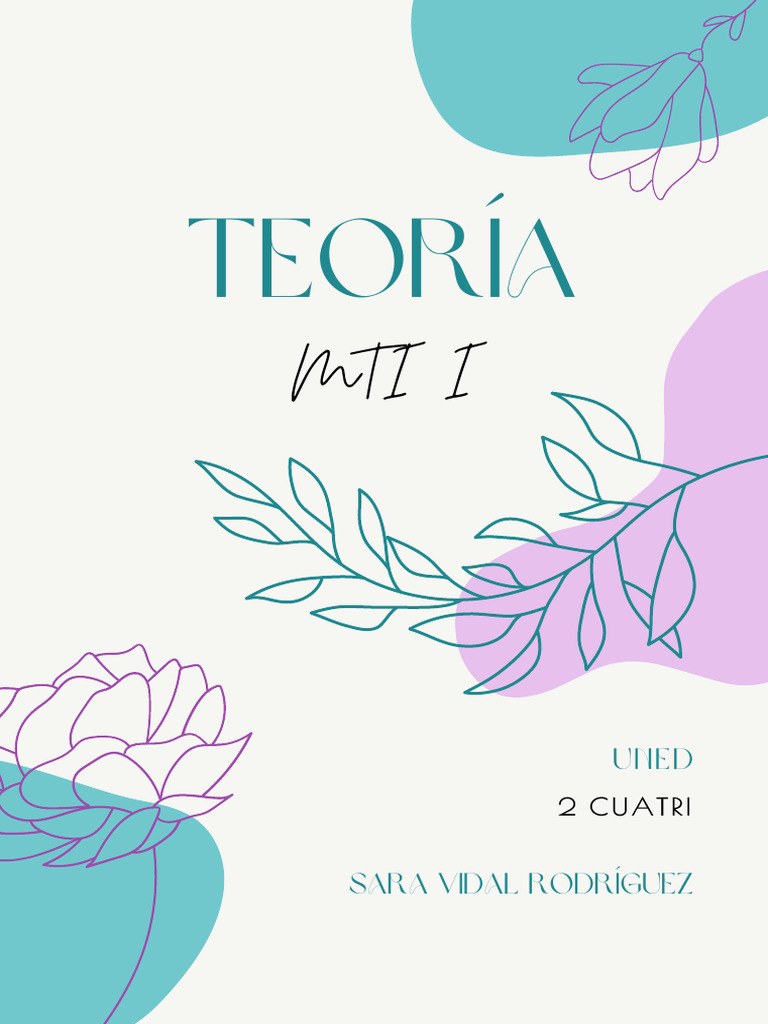 Teoria Mti I | PDF | Nivel de medida | Metodología de encuesta