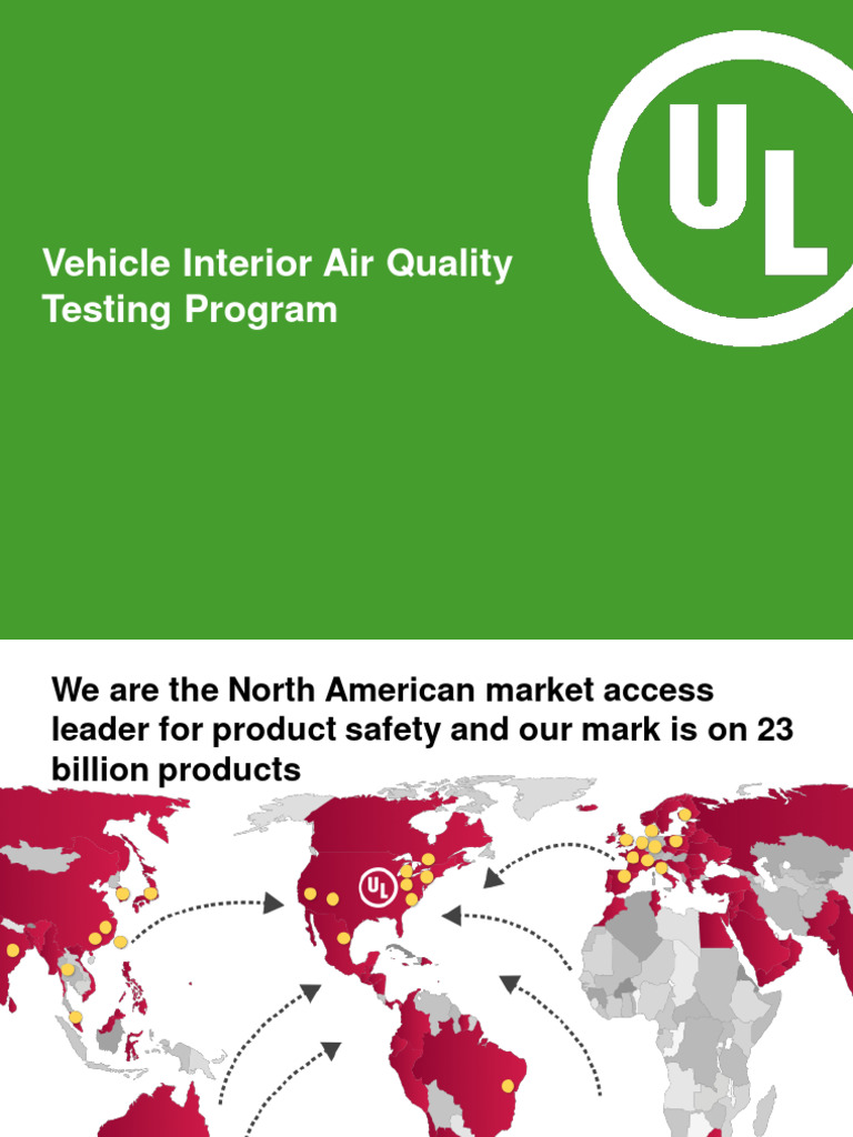 UL Vehicle Interior Air Quality Testing Program PDF | PDF | Volatile ...