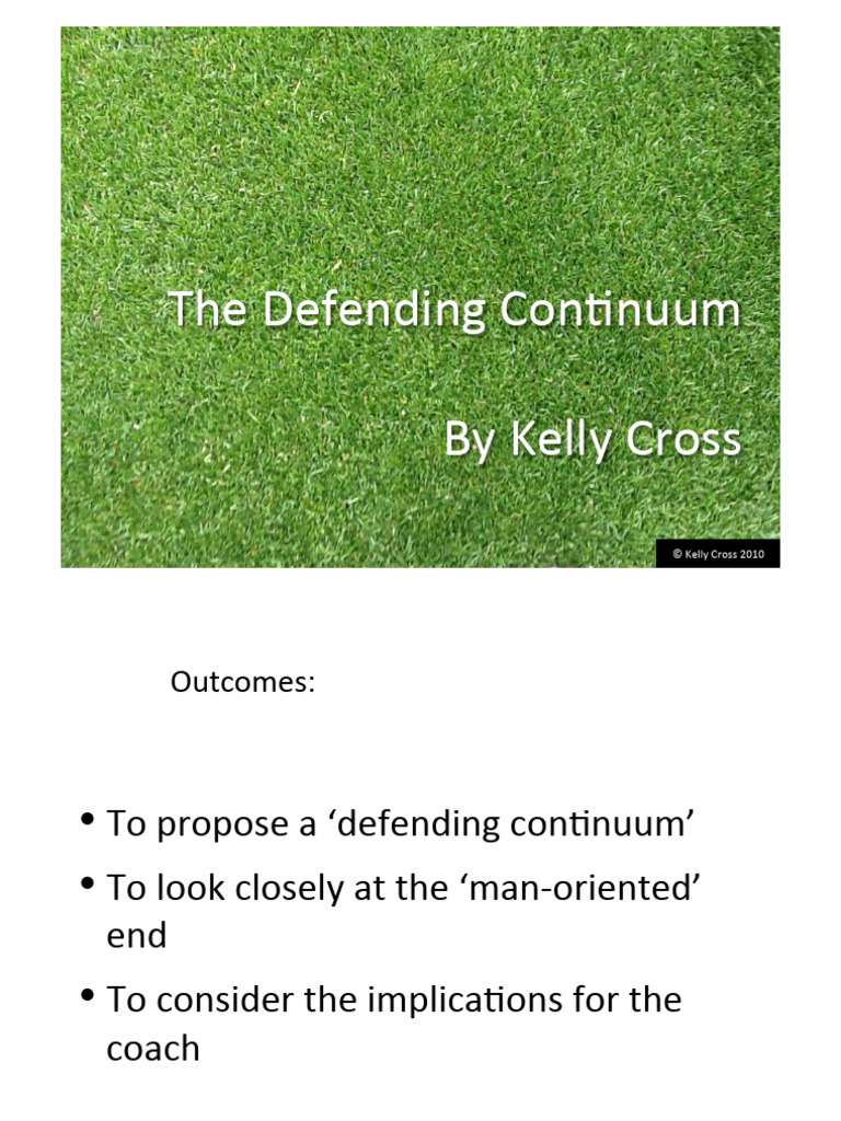 Defending Continuum (Kelly Cross) | PDF | Defender (Association ...