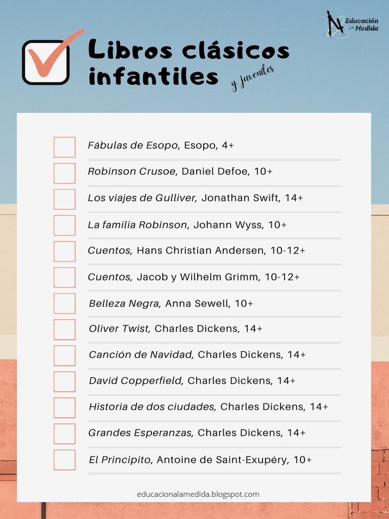 Lista de Clásicos Infantiles y Juveniles | PDF