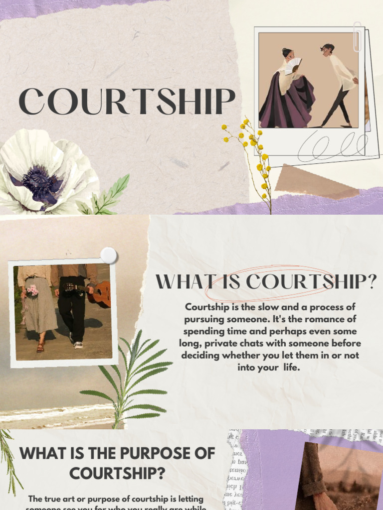 Pale Yellow Pink Digitalism Simple Presentation | PDF | Courtship ...