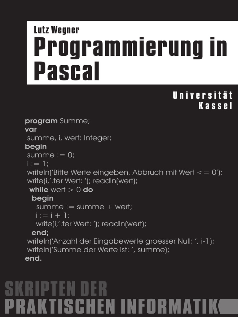 Programmieren In Pascal Pdf 