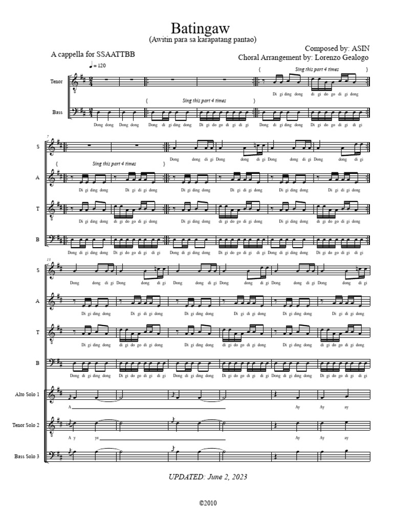Batingaw Updated June 2 Score | PDF