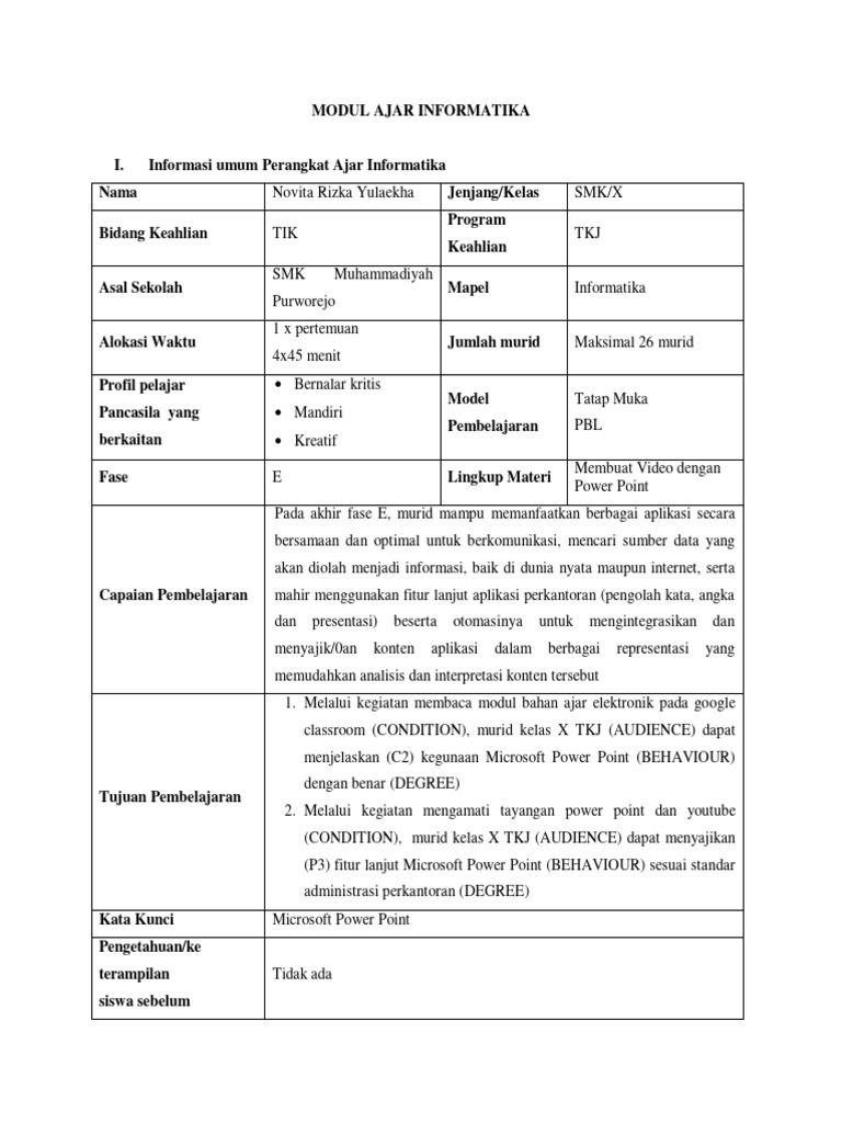 Bahan Ajar | PDF | Komputer
