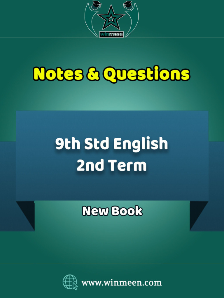 9th Std English 2nd Term Notes Questions Updated Pdf Linguistics