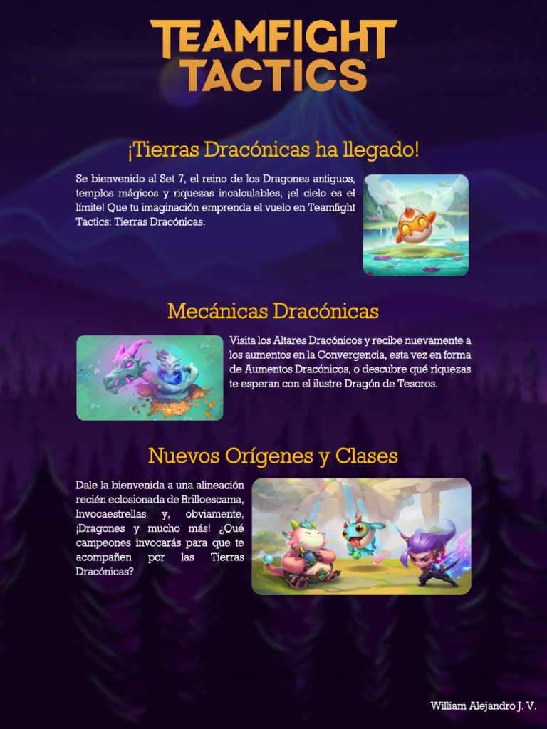 Tierras Dracónicas TFT | PDF