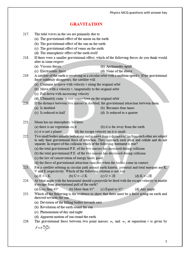 Gravitation: M M R M M K F | PDF | Orbit | Acceleration