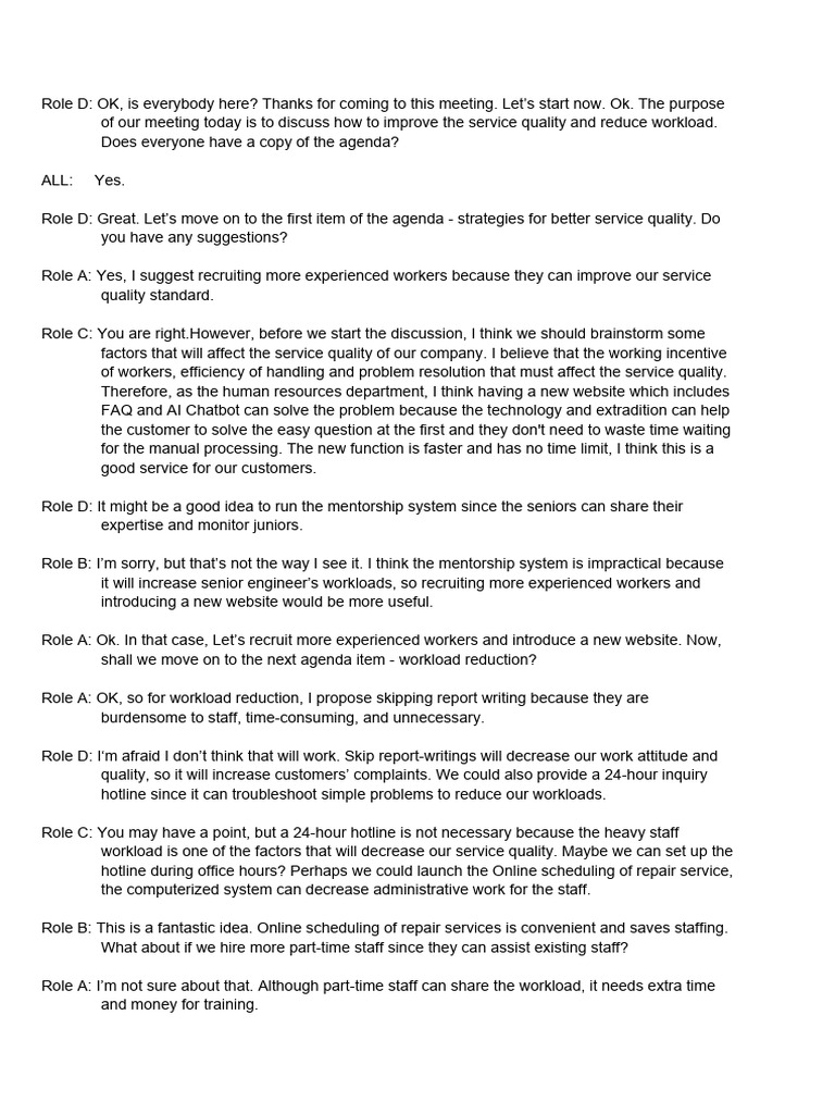 Meeting Script | PDF | Economies | Cognitive Science