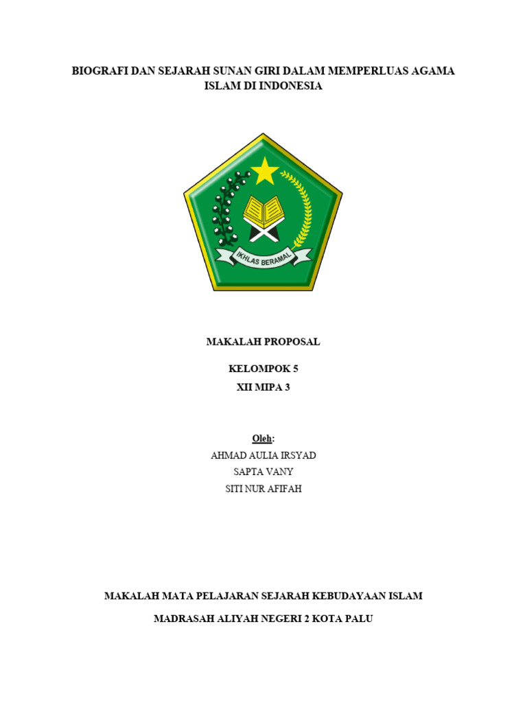 Biografi Sunan Giri | PDF