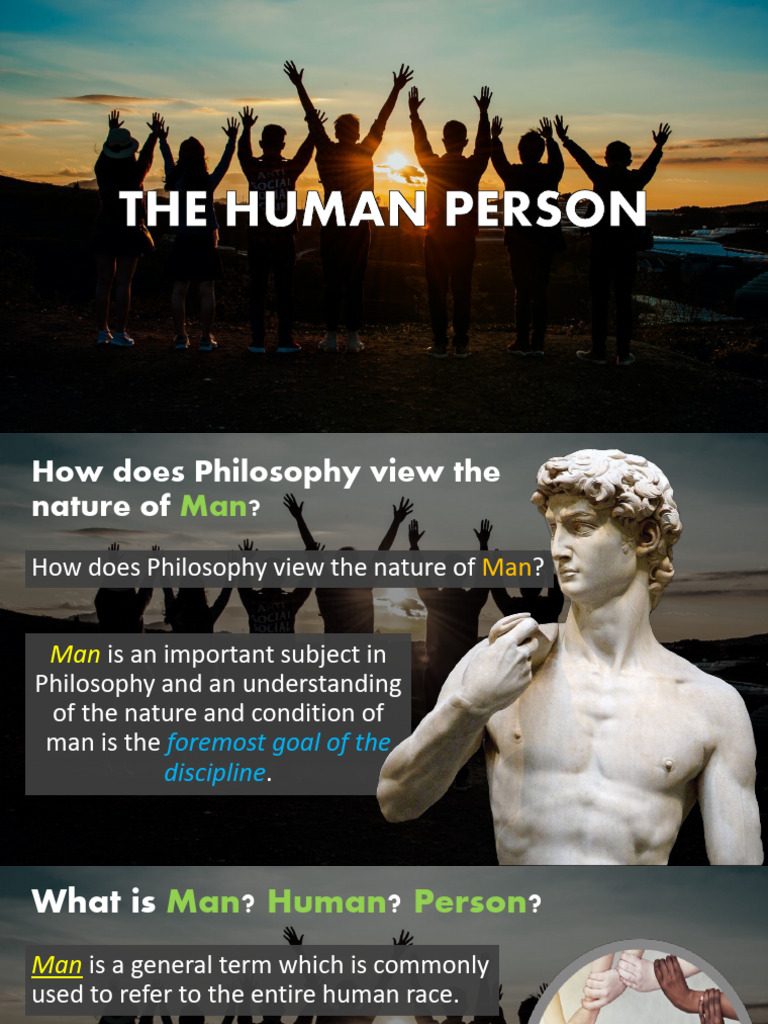 Understanding the Nature of Man in Philosophy | PDF | Human | Mind