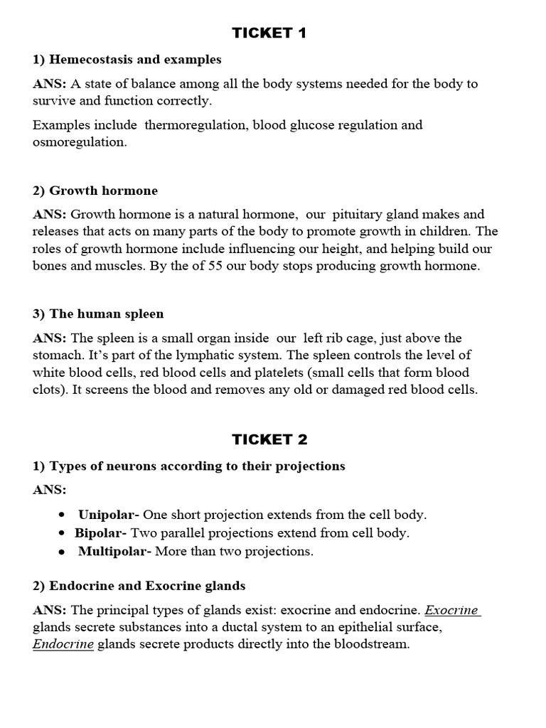 Tickets Biology | PDF | Ear | Human Body
