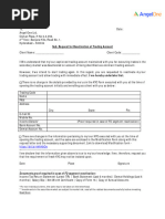 Maya Account Management Form | PDF