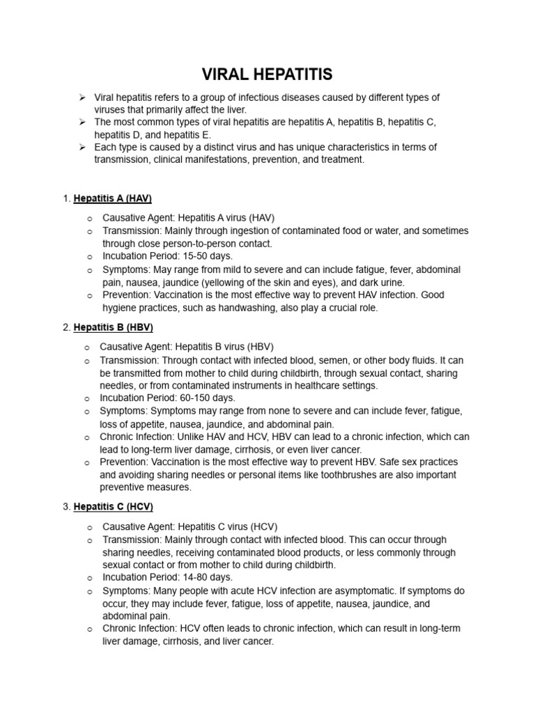 Viral Hepatitis Lecture | Download Free PDF | Hepatitis B | Hepatitis