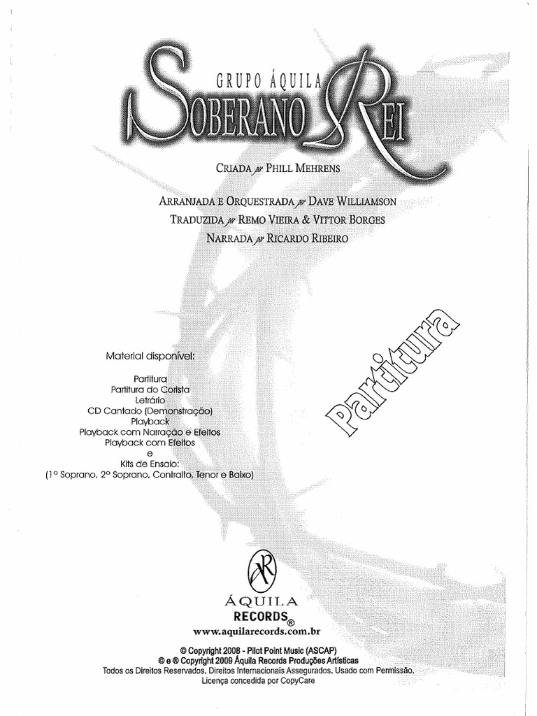 Cantata Soberano Rei | PDF