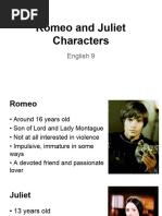 Romeo and Juliet Character Map | PDF