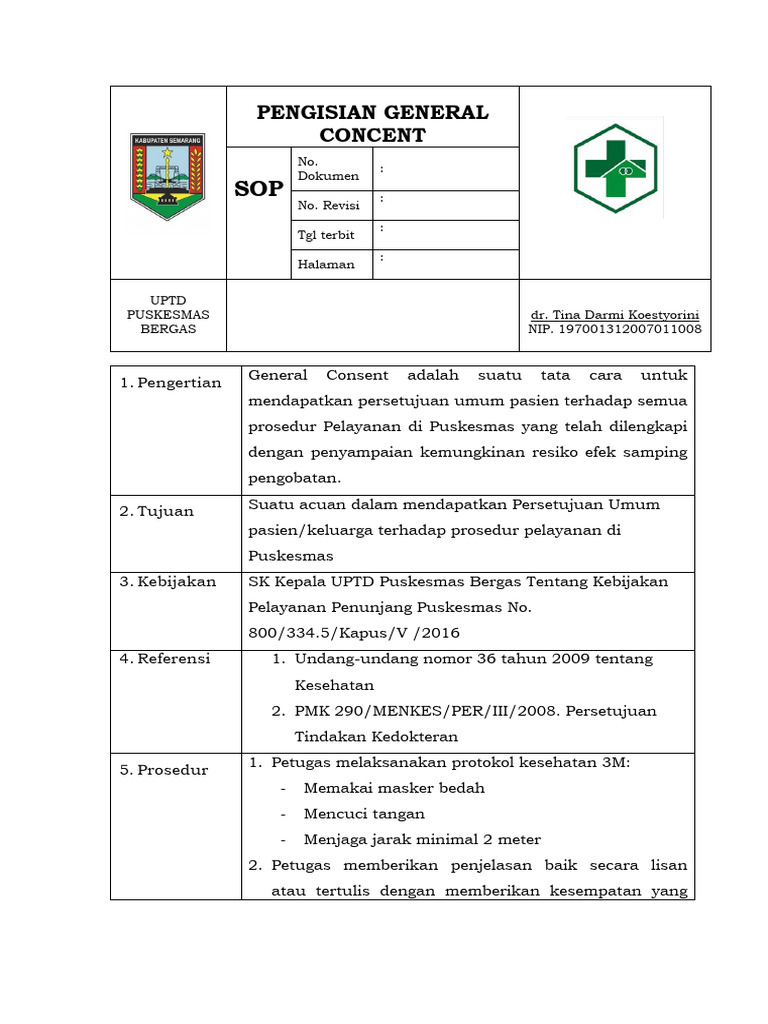 3.1.1.b Sop General Consent | PDF