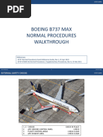 B737 Max Checklist | PDF | Transponder (Aeronautics) | Aircraft