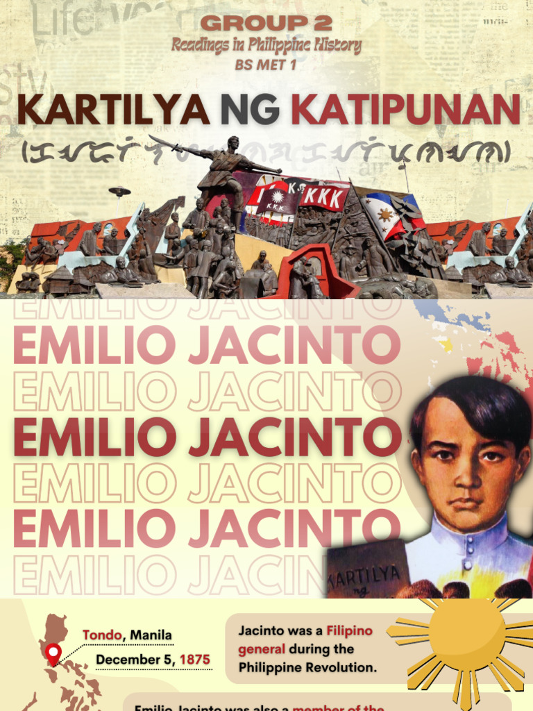 TOPIC 3 - Kartilya NG Katipunan by Emilio Jacinto - BSMET1 | PDF | Philippines