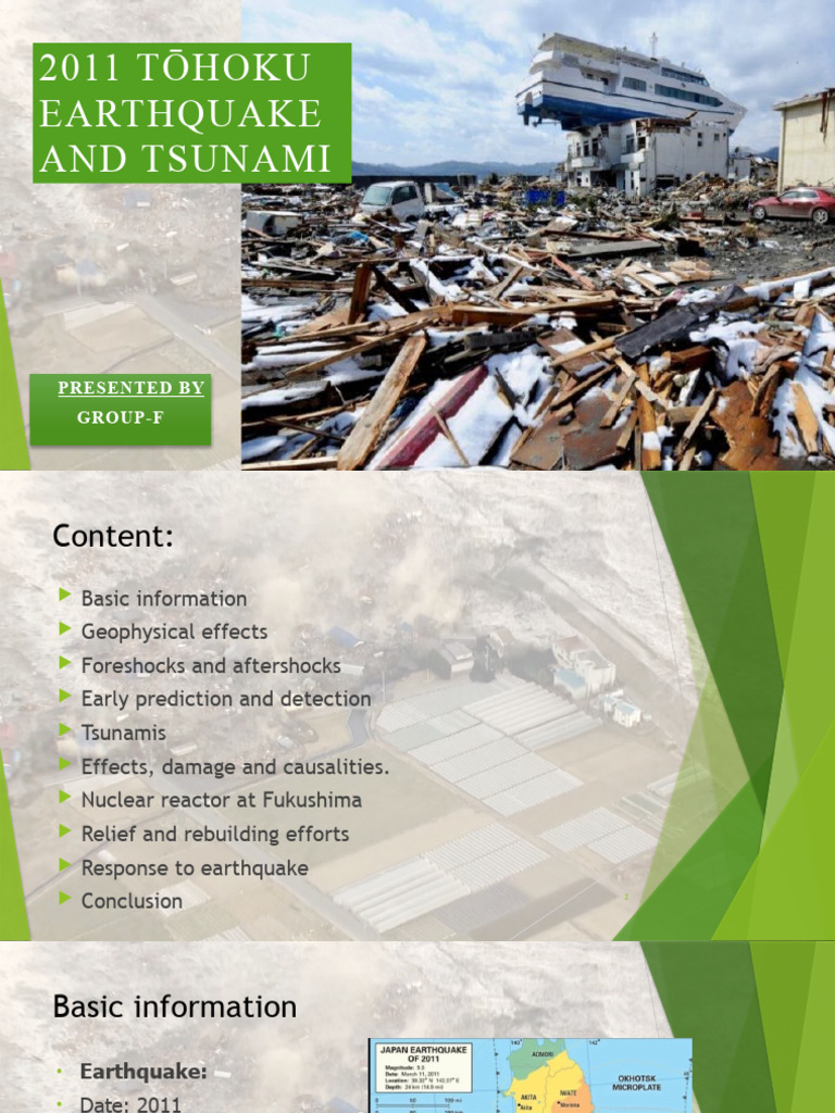 2011 Tōhoku Earthquake Overview | PDF | Earthquakes | Moment Magnitude ...