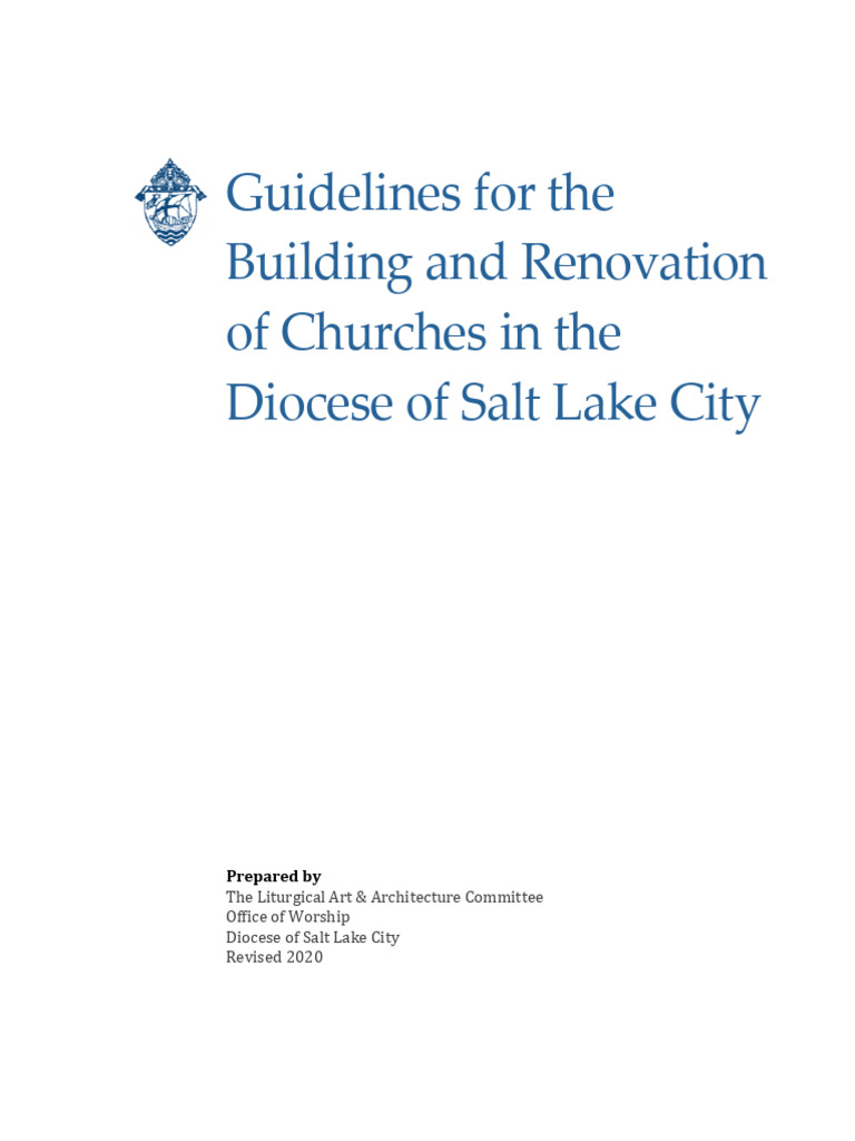 Guidelines For The Building and Renovation of Churches in The Diocese ...
