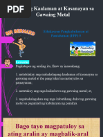 EPP 5 Q4 WEEK 2 LESSON 2 Kagamitan at Kasangkapan Sa Gawaing-Kahoy ...