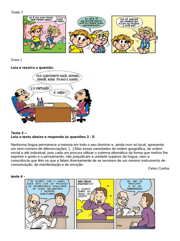 Variante Linguistica | PDF | Linguística | Comunicação humana