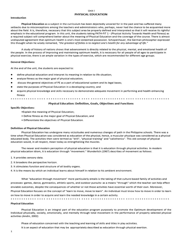 PATHFIT | PDF | Physical Fitness | Strength Training