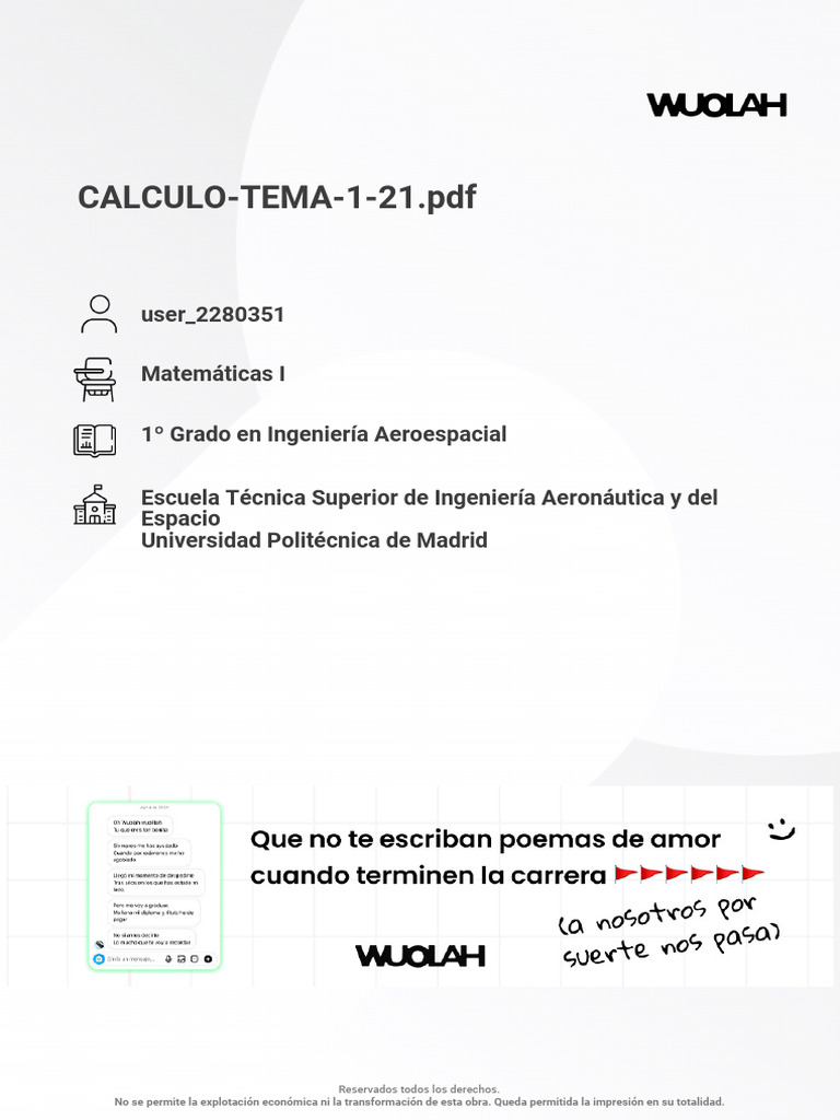 Wuolah Free CALCULO TEMA 1 21 | PDF | Aeroespacial | Ingeniería