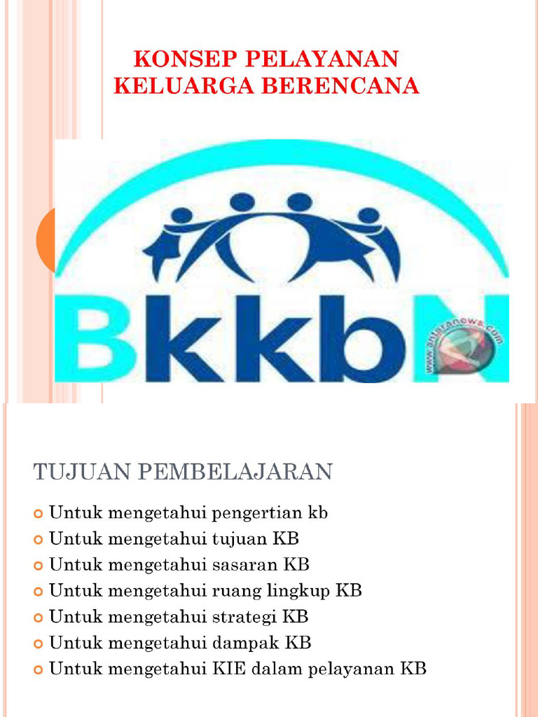 Konsep Pelayanan Keluarga Berencana PDF | PDF