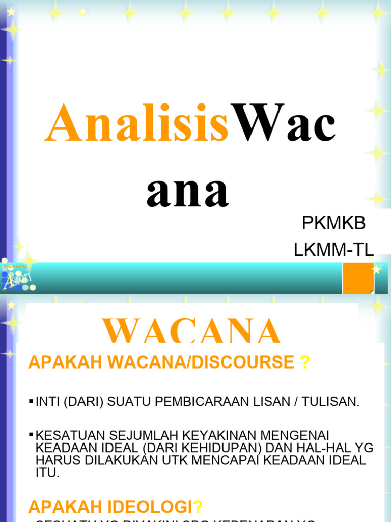 8.ANALISIS Wacana | PDF