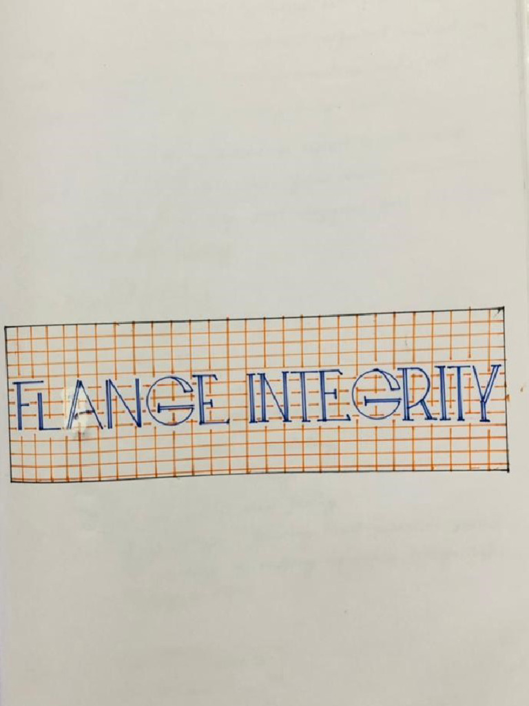 Flange Integrity | PDF