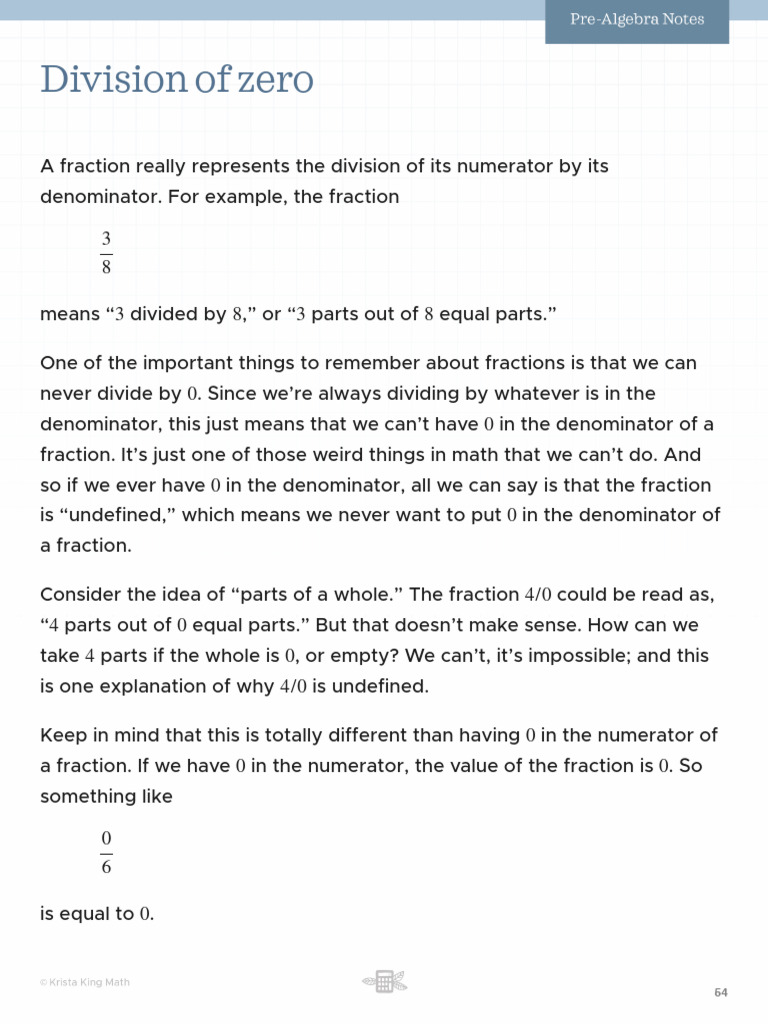 Division of Zero | PDF