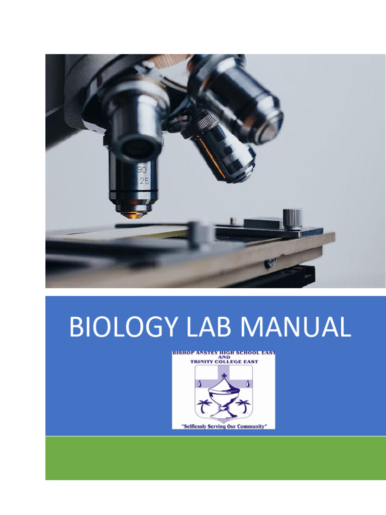 Biology Lab Manual | PDF | Cell (Biology) | Osmosis