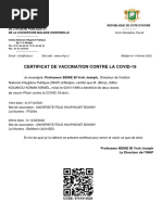 Certificat D'hospitalisation | PDF