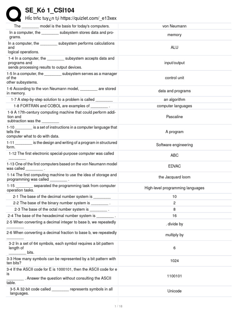 CSI | PDF | Data Compression | Random Access Memory
