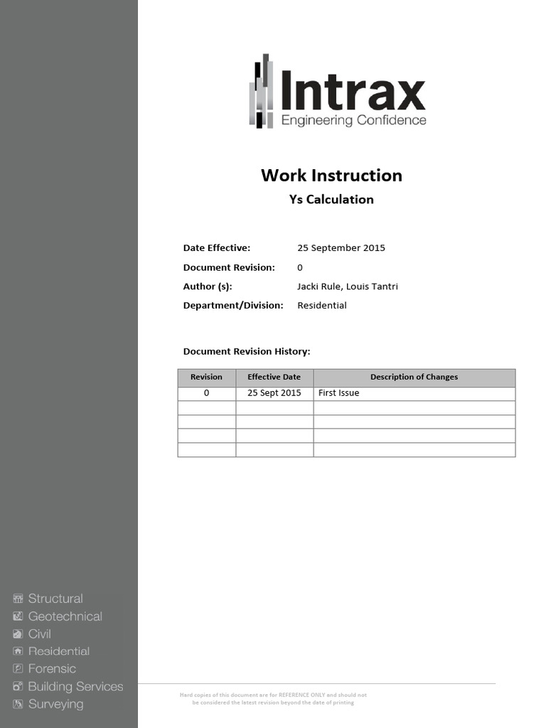 Residential - Ys Calculation | Download Free PDF | Spreadsheet | Clay