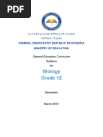 Grade 9 Biology Curriculum Overview | PDF
