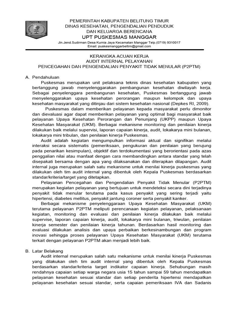 KAK Audit P2PTM 2023 | PDF