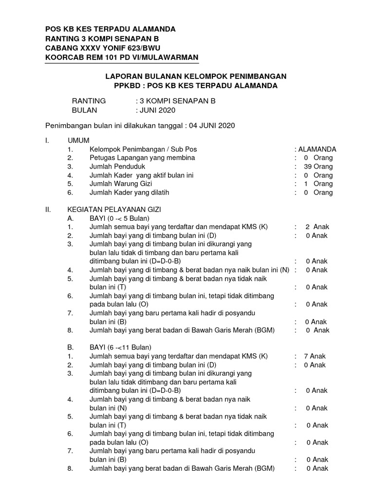 Pos KB Alamanda Jun 2020 | PDF