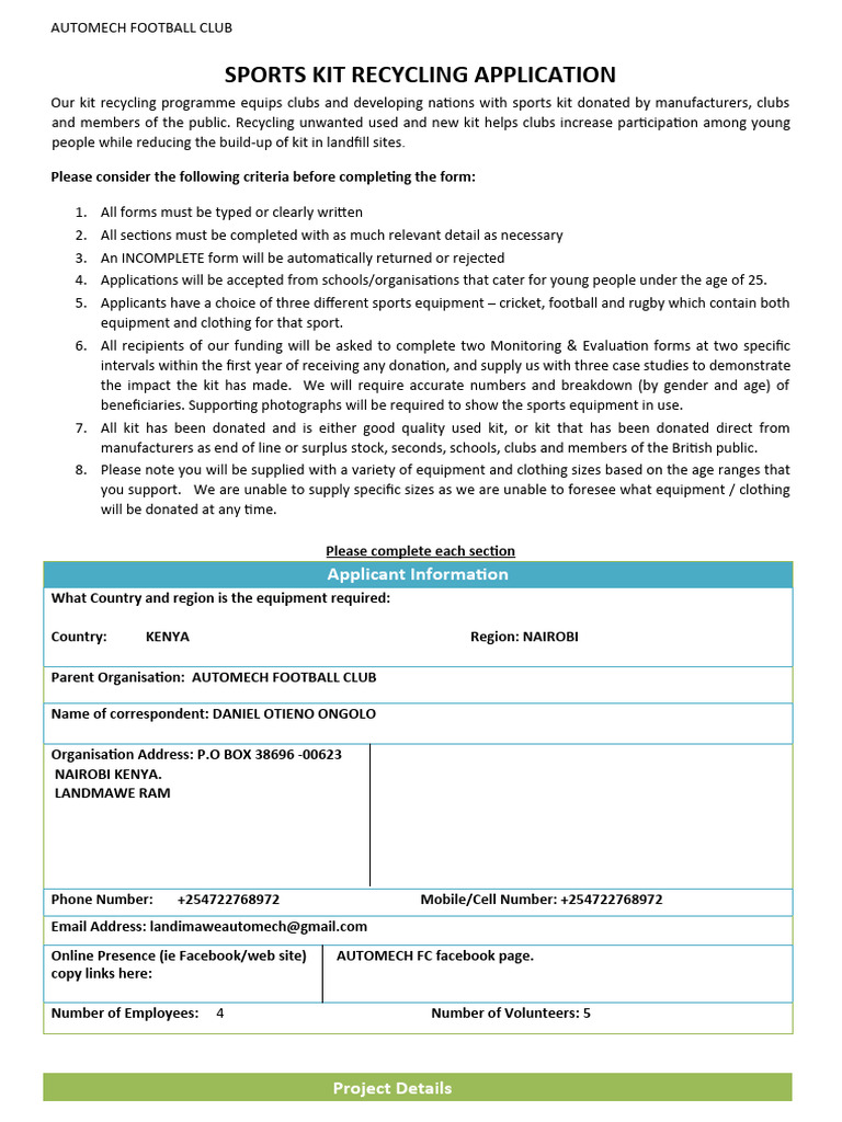 SKR Application Form 2019 v2np13 | PDF | Recycling