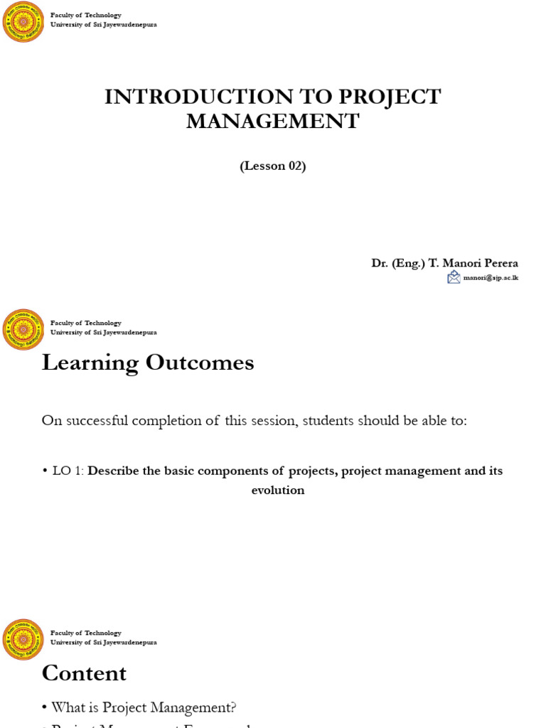 2 Introduction To Project Management | PDF | Project Management | Computer Science