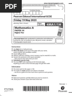 Edexcel 1H November 2023 Examination Paper (PDF) - With Formula Insert ...