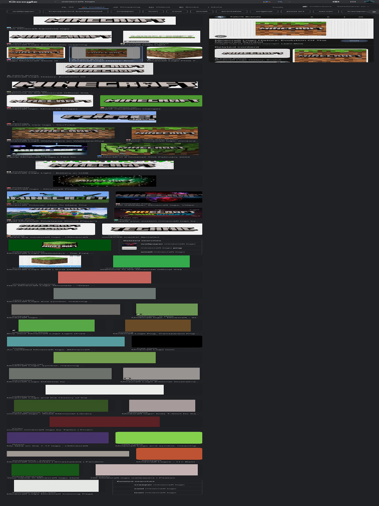 minecraft logo - Google Search | PDF | Minecraft | Logos