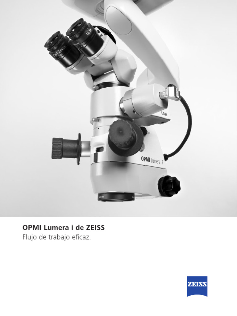 OPMI Lumera I de Zeiss | PDF | Óptica | Ojo